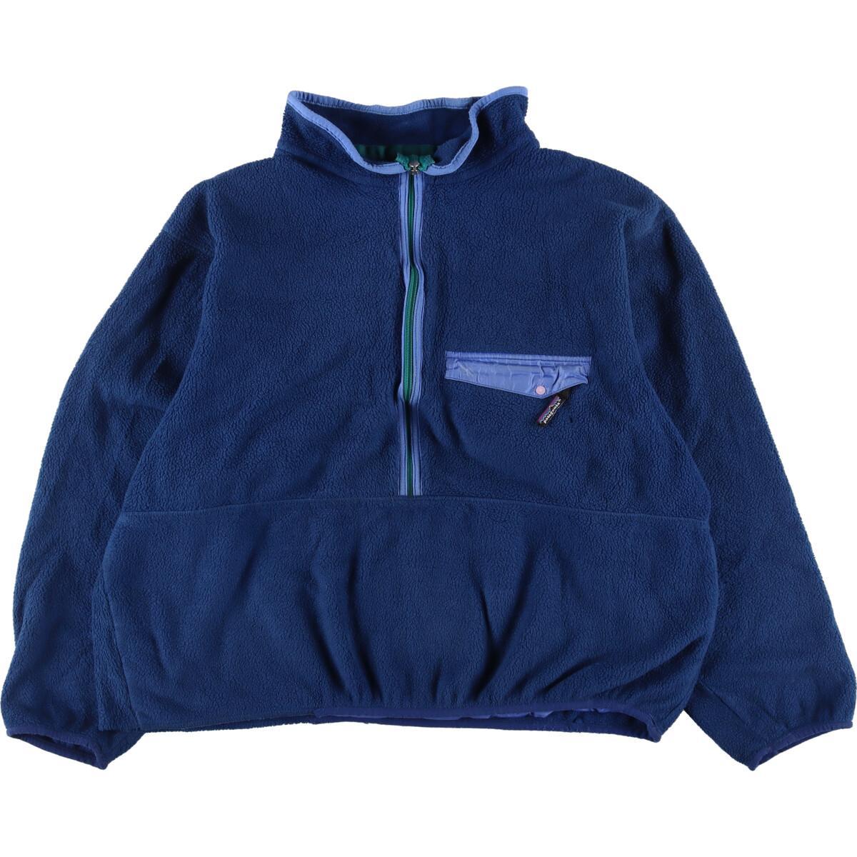 【楽天市場】\31%OFF／古着 パタゴニア Patagonia ハーフジップ フリースプルオーバー USA製 メンズL /eaa293331 ...