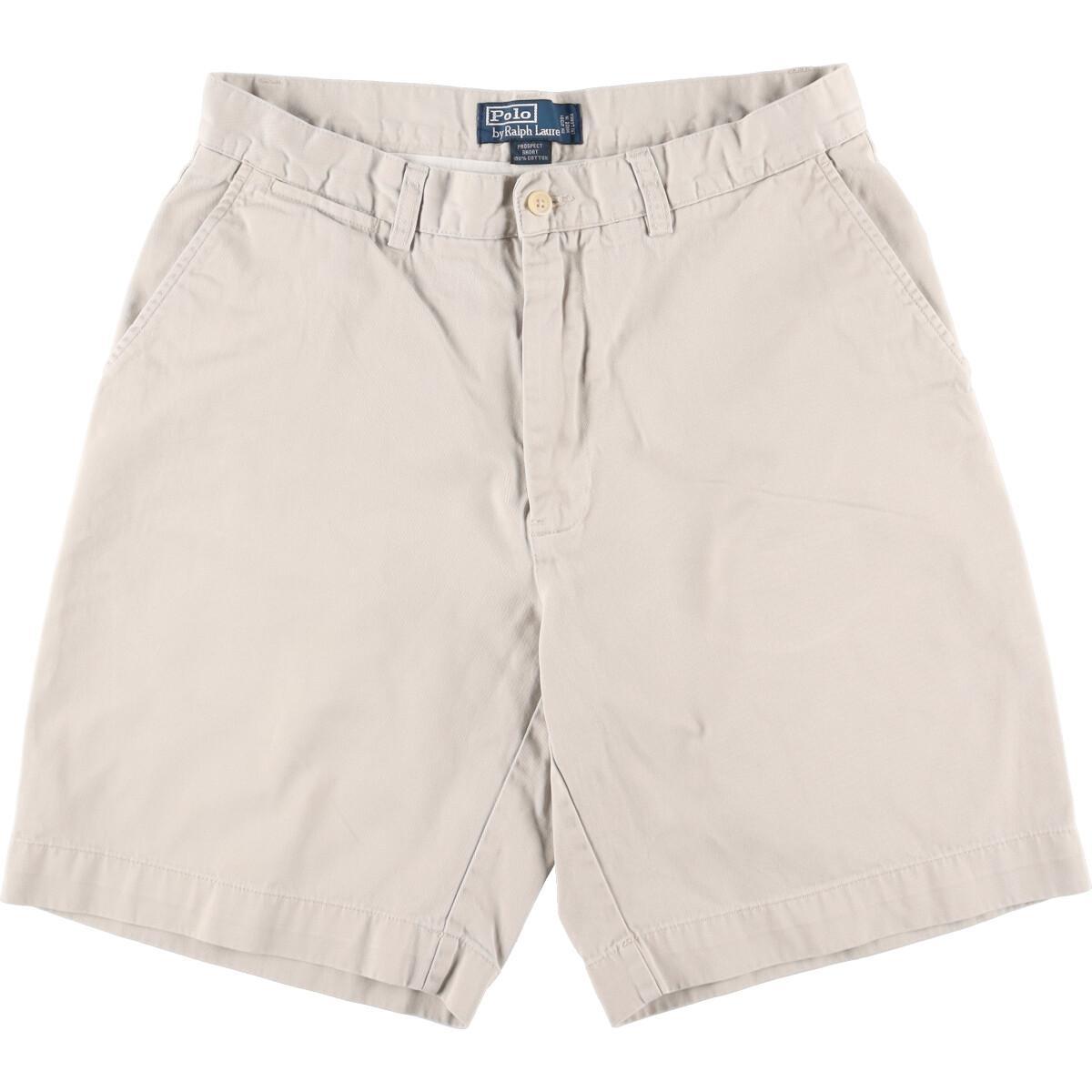 【楽天市場】古着 ラルフローレン Ralph Lauren POLO by Ralph Lauren ツータック チノショーツ ショートパンツ ...
