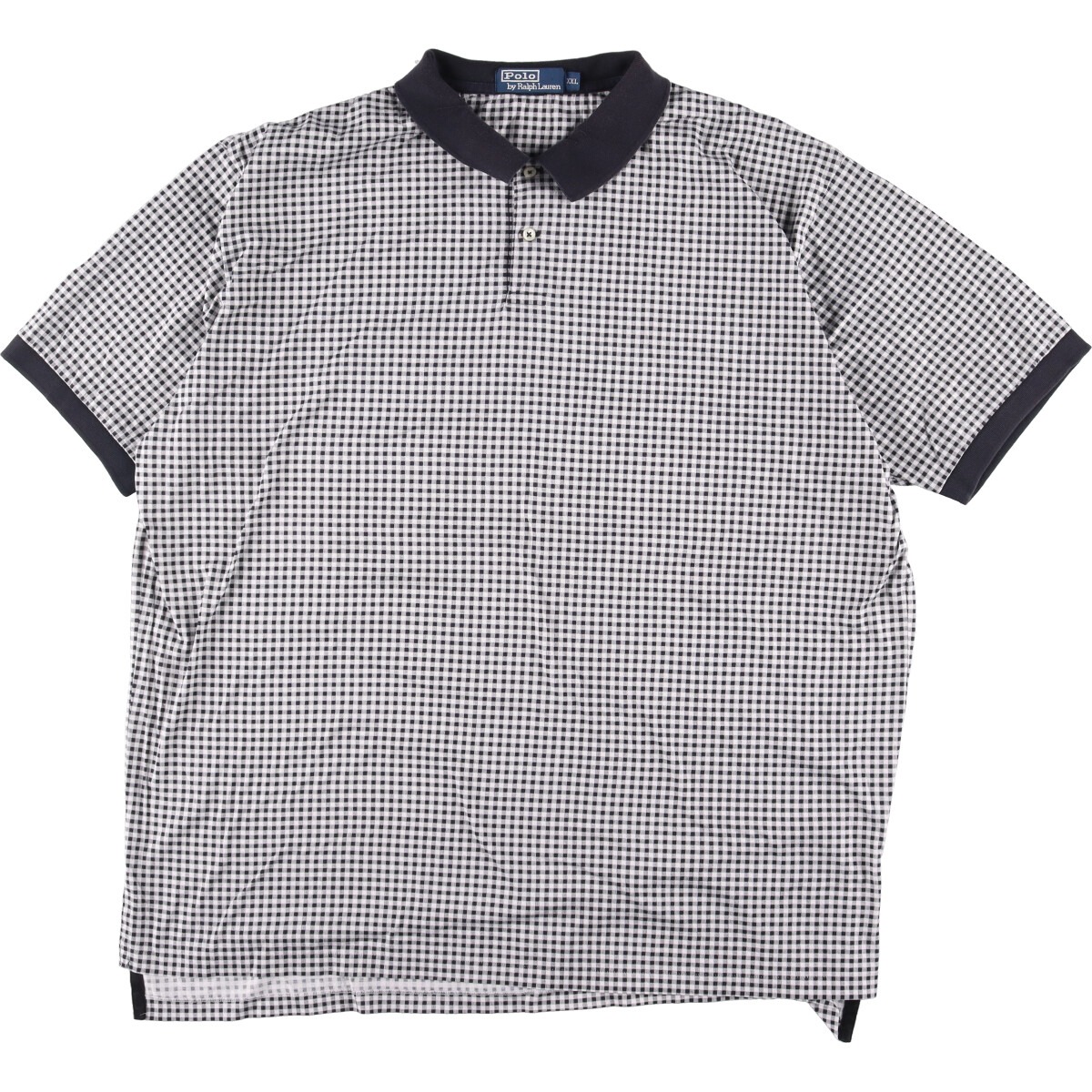 【楽天市場】古着 ラルフローレン Ralph Lauren POLO by Ralph Lauren 半袖 チェック ポロシャツ メンズXXL ...