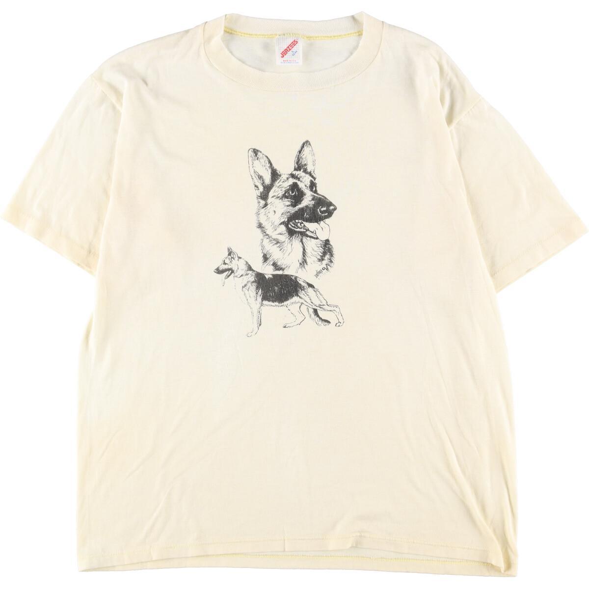 【楽天市場】古着 80'S ジャージーズ Jerzees 犬柄 アニマルプリントTシャツ USA製 メンズM ヴィンテージ ...