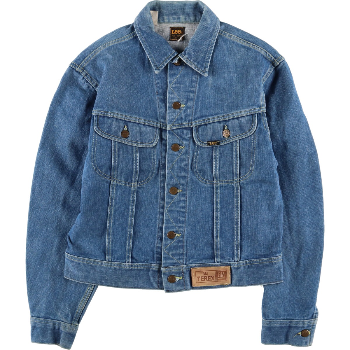 【楽天市場】古着 80'S リー Lee TEREX×GM デニムジャケット Gジャン USA製 レディースL ヴィンテージ ...