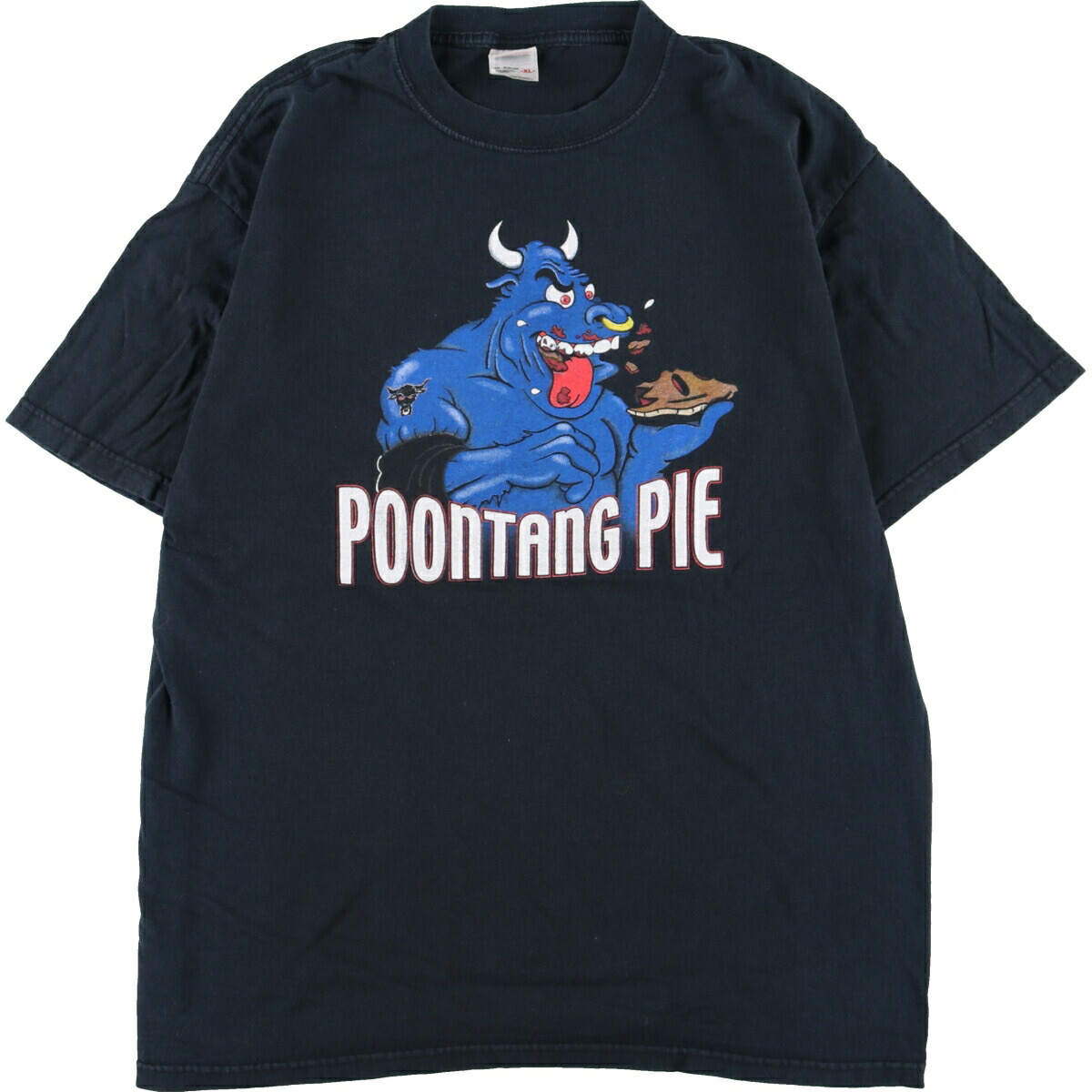 【楽天市場】古着 90年代 アンビル anvil POONTANG PIE プリントTシャツ USA製 メンズXL ヴィンテージ ...