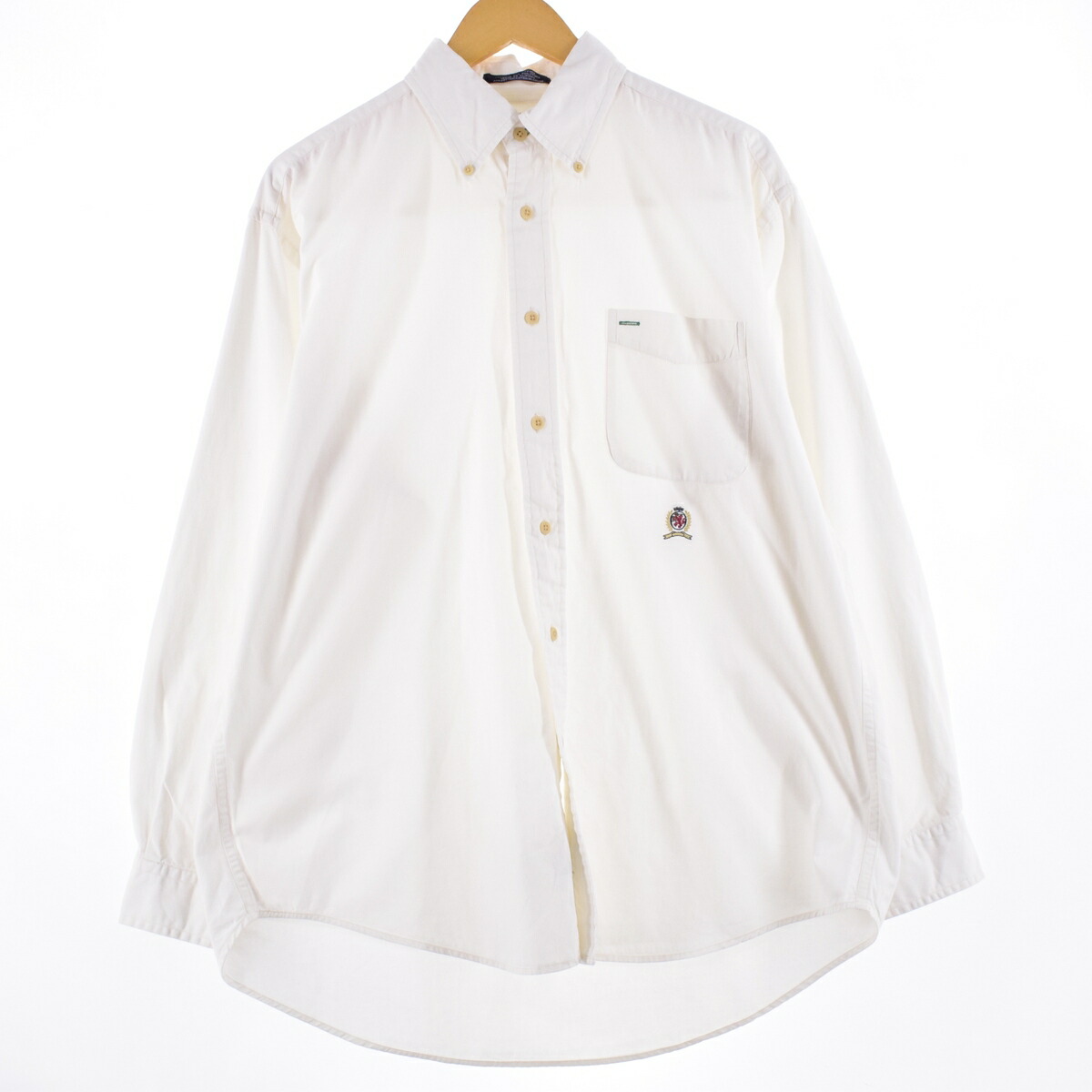 【楽天市場】古着 90'S トミーヒルフィガー TOMMY HILFIGER 長袖 ボタンダウンシャツ メンズXL ヴィンテージ ...