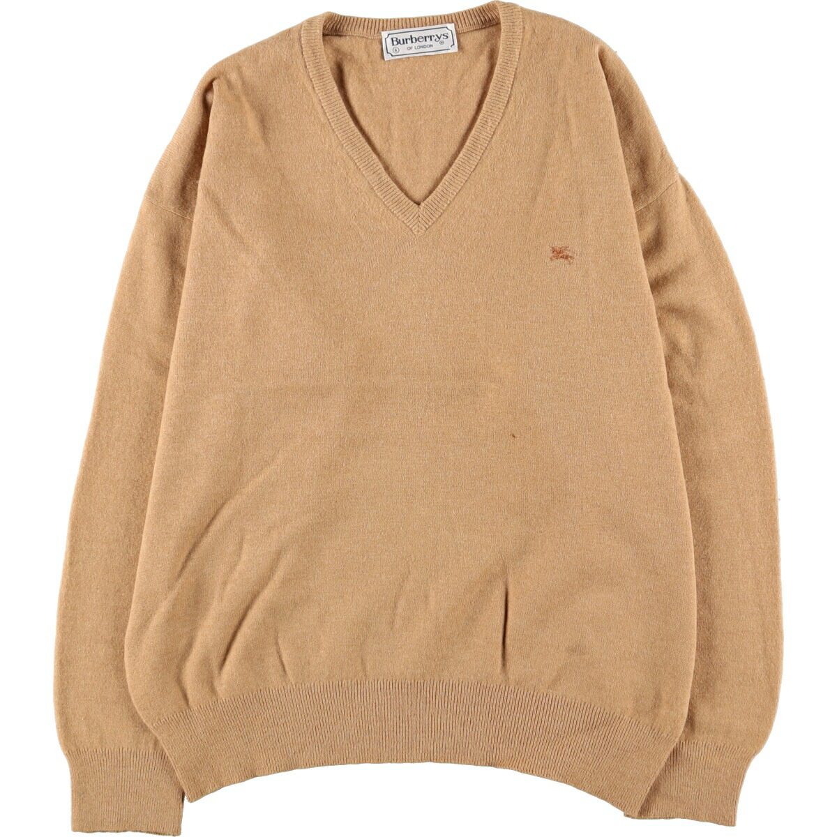 【楽天市場】古着 80'S バーバリー Burberry's LONDON Vネック ウールニットセーター メンズXL ヴィンテージ ...