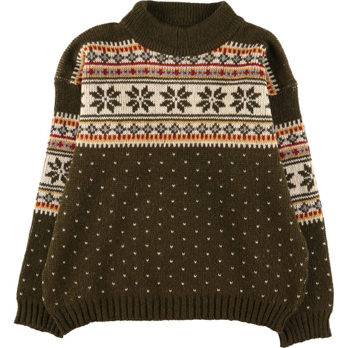 【楽天市場】古着 kaare Giose スノー柄 雪柄 ノルディックセーター メンズXL /eaa344376 【中古】 【231122 ...