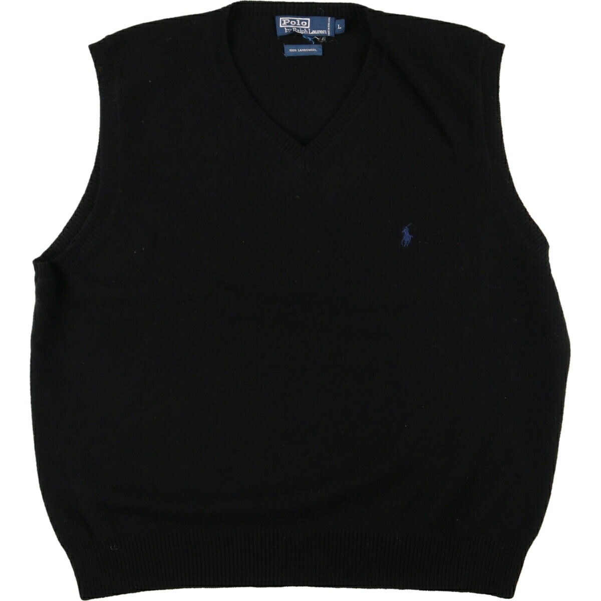 【楽天市場】古着 ラルフローレン Ralph Lauren POLO by Ralph Lauren Vネック ウールニットベスト メンズL ...