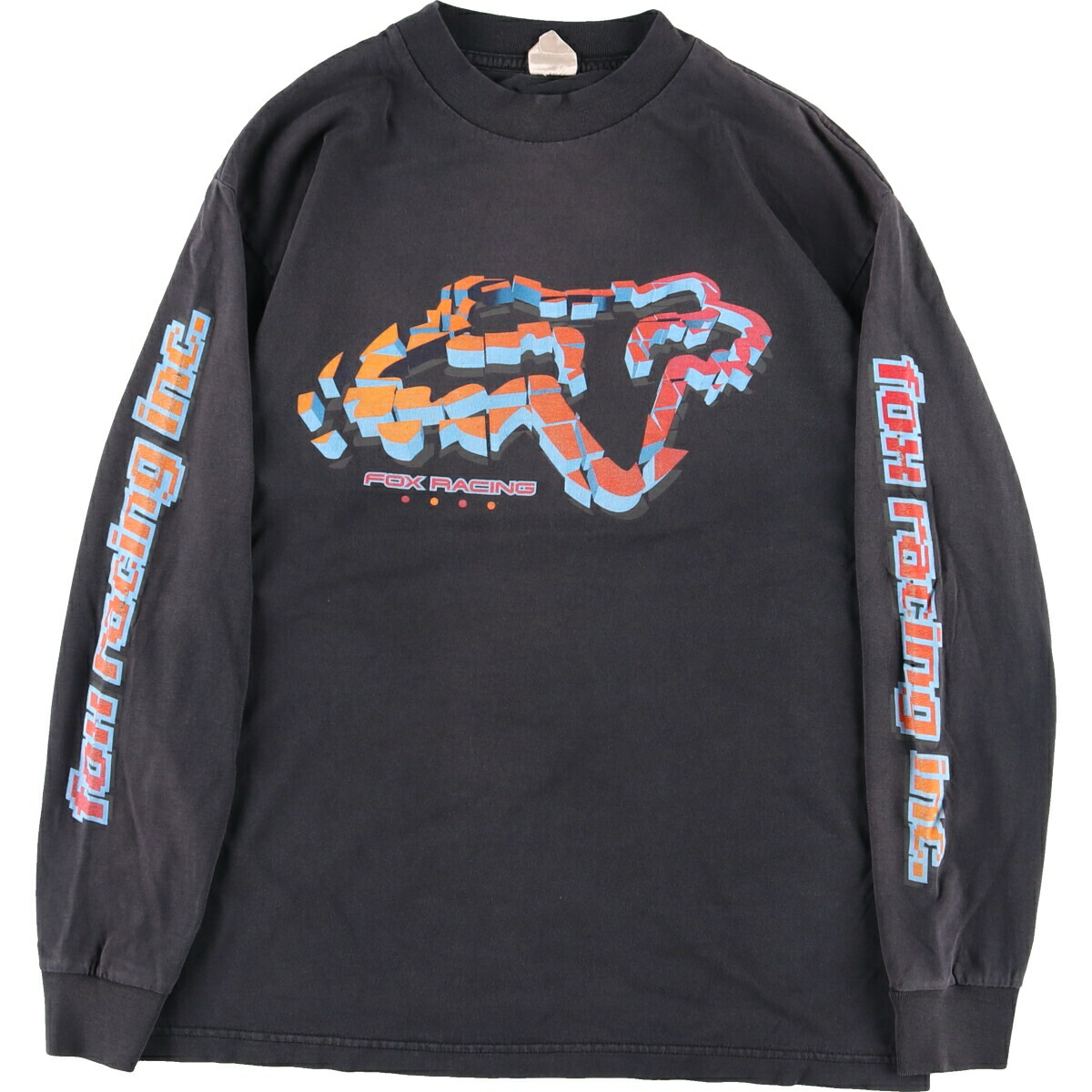 【楽天市場】古着 フォックスレーシング FOX RACING 袖プリント ロングTシャツ ロンT メンズM /eaa349245 【中古 ...