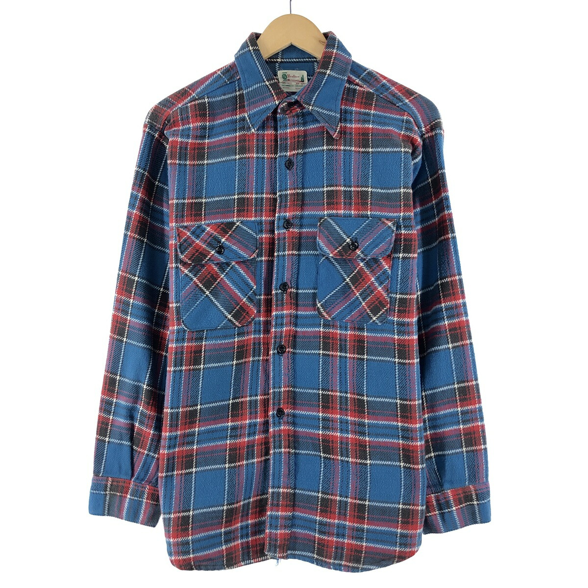 【楽天市場】古着 60~70年代 ファイブブラザー Five Brother 長袖 チェック柄 ヘビーネルシャツ メンズL ヴィンテージ ...