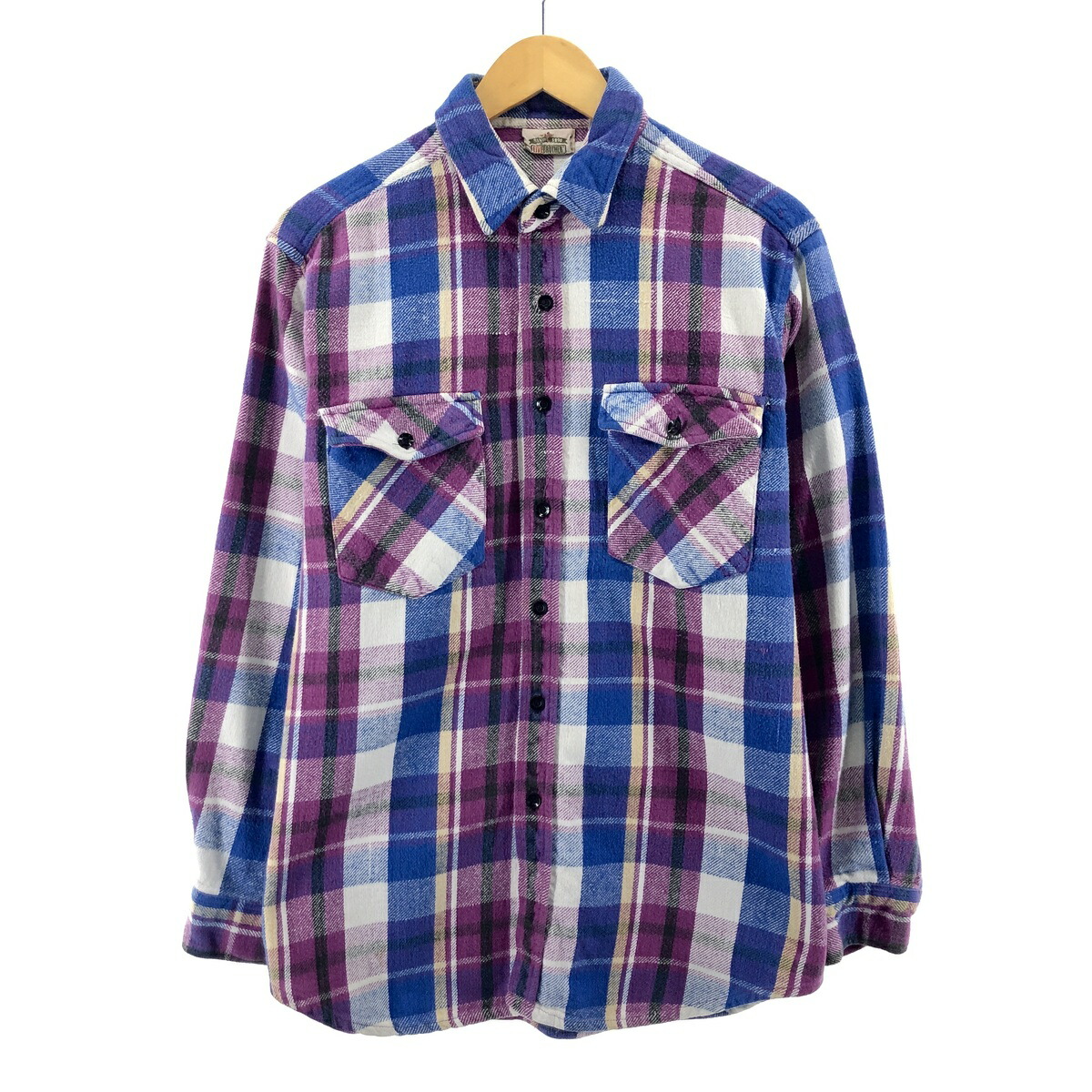 【楽天市場】古着 90'S ファイブブラザー Five Brother チェック柄 長袖 ヘビーネルシャツ メンズXL ヴィンテージ ...