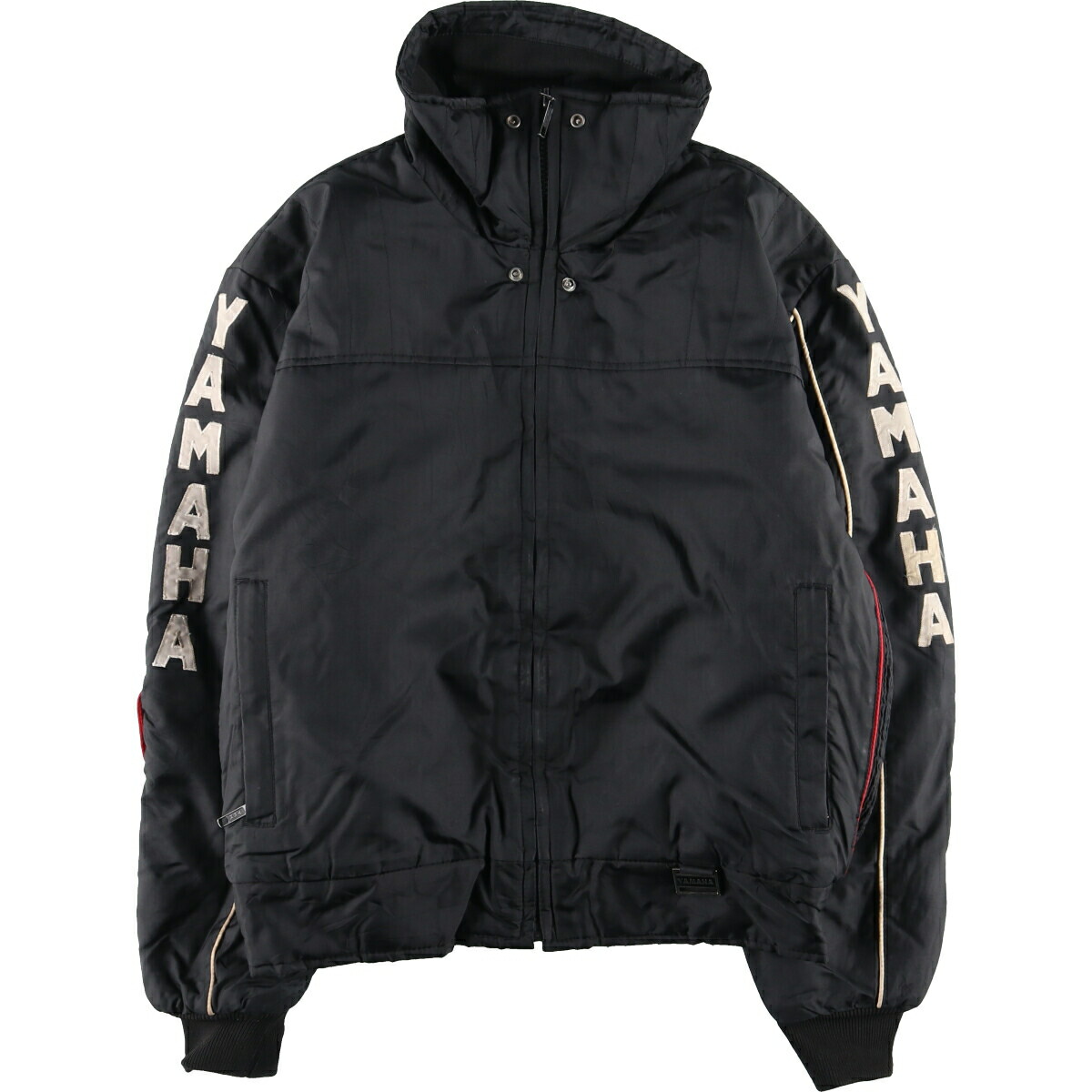 【楽天市場】古着 Maxim Wear YAMAHA ヤマハ 袖ワッペン 中綿入り ナイロンレーシングジャケット メンズL ...