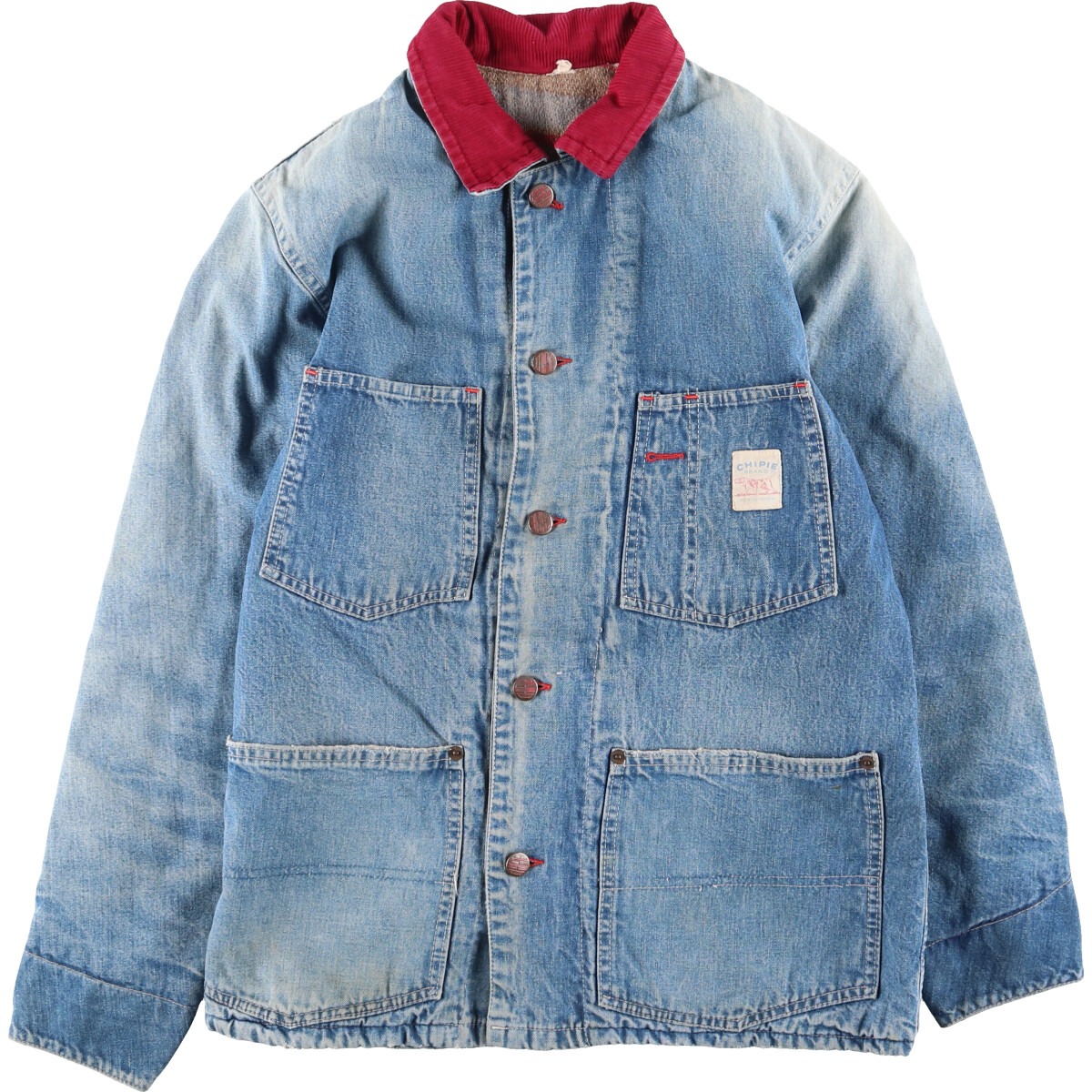 【楽天市場】古着 80年代 CHIPIE BRAND デニムカバーオール フランス製 メンズS ヴィンテージ /eaa397369 【中古 ...