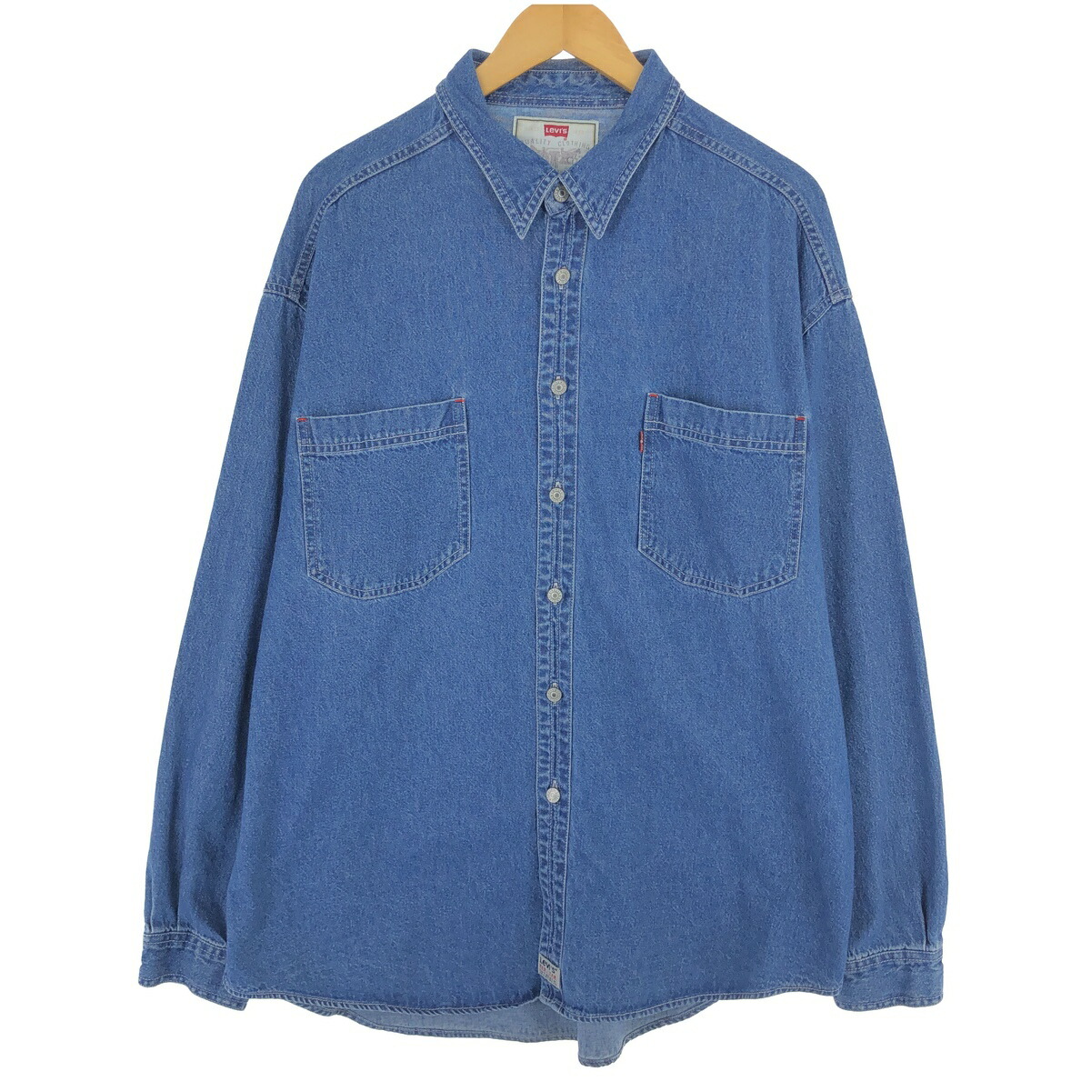 【楽天市場】古着 ~90'S リーバイス Levi's 長袖 デニムシャツ メンズXL相当 ヴィンテージ /eaa473571 【中古 ...
