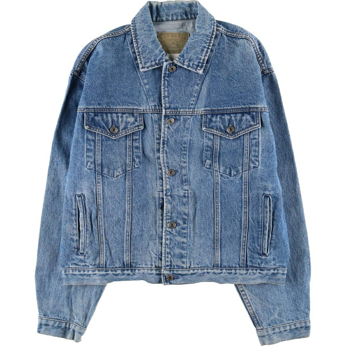 【楽天市場】古着 90'S ギャップ GAP DENIM オールドギャップ デニムジャケット Gジャン メンズL相当 ヴィンテージ /eaa490442 【中古】 【241201】：古着屋JAM