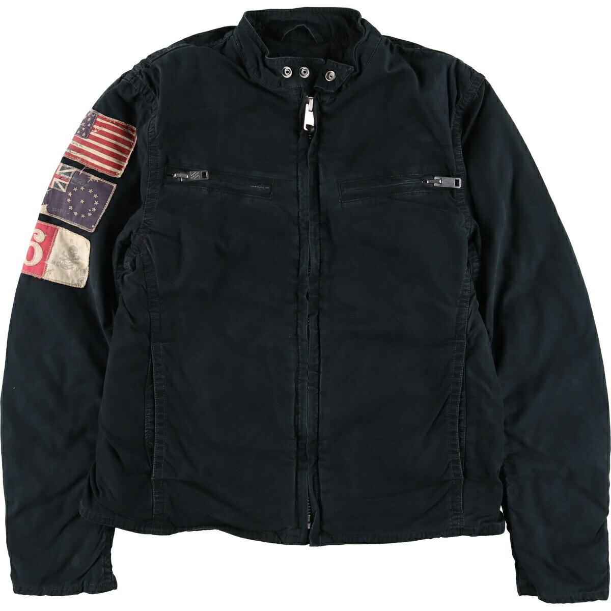 【楽天市場】古着 ラルフローレン Ralph Lauren POLO JEANS COMPANY ライダースジャケット コットンジャケット メンズM相当 /eaa499591 【中古 ...