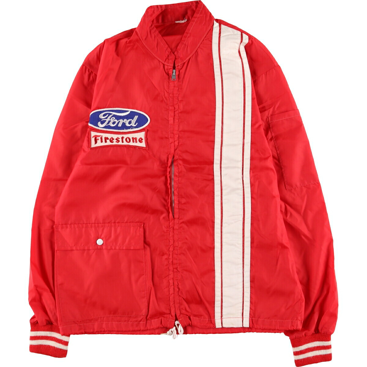 【楽天市場】古着 ナイロンレーシングジャケット メンズM相当 ヴィンテージ /eaa505392 【中古】 【241130】 【GR-SNS】：古着屋JAM