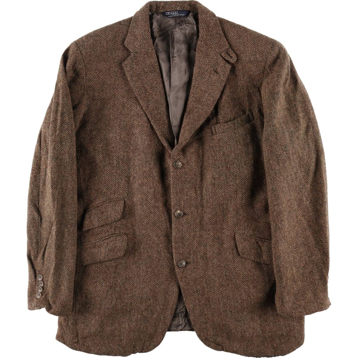 【楽天市場】古着 90'S ラルフローレン Ralph Lauren POLO by Ralph Lauren ヘリンボーン テーラード ...