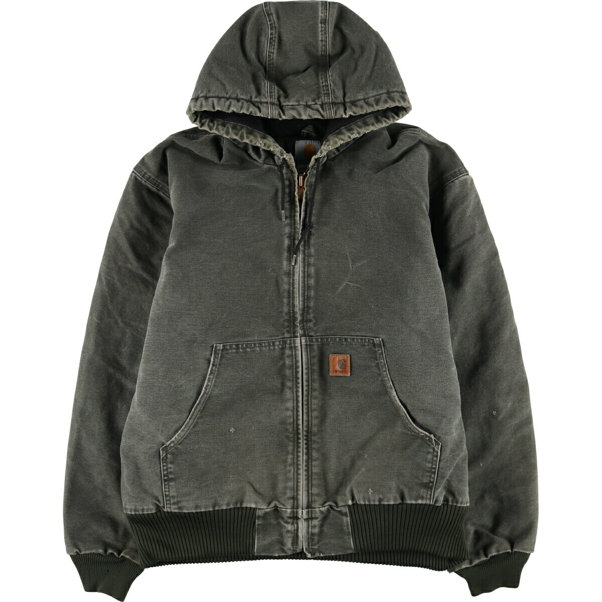【楽天市場】古着 カーハート Carhartt アクティブジャケット ダックフルジップパーカー メンズL相当 /eaa512166 【中古 ...