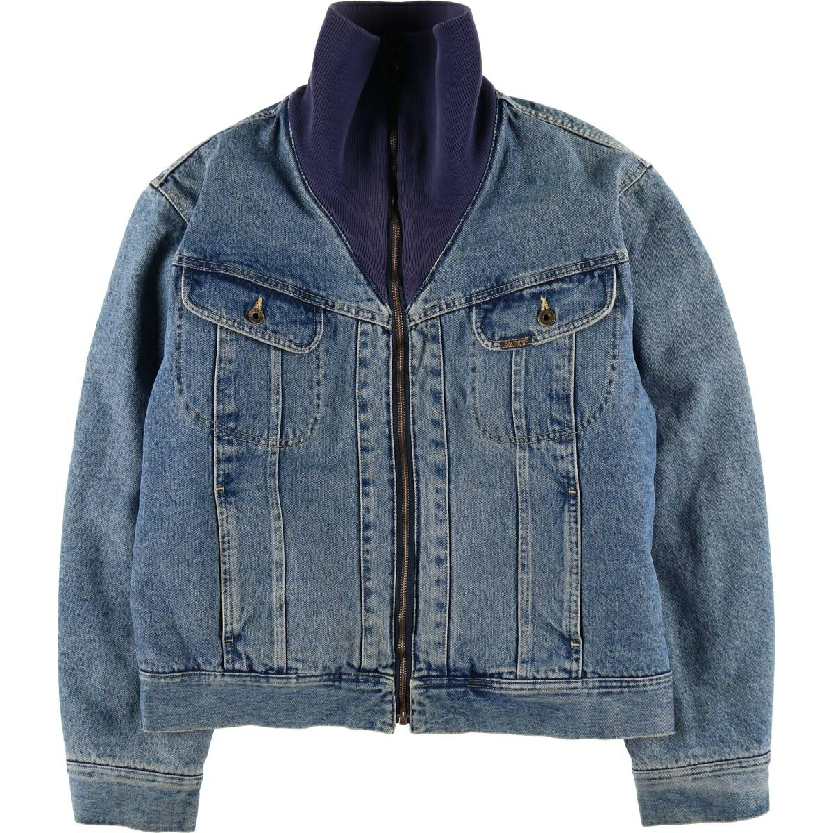 【楽天市場】古着 90'S SMITH‘S ハイネック 中綿入り デニムジャケット メンズL相当 ヴィンテージ /eaa512420 【中古 ...