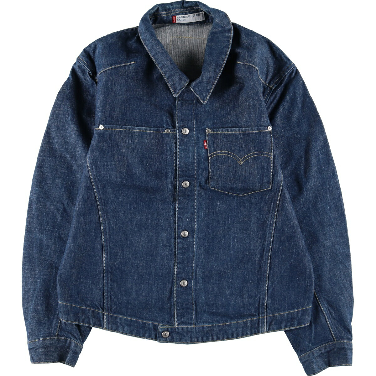 【楽天市場】古着 リーバイス Levi's ENGINEERED エンジニアード デニムジャケット メンズL相当 /eaa512469 【中古 ...