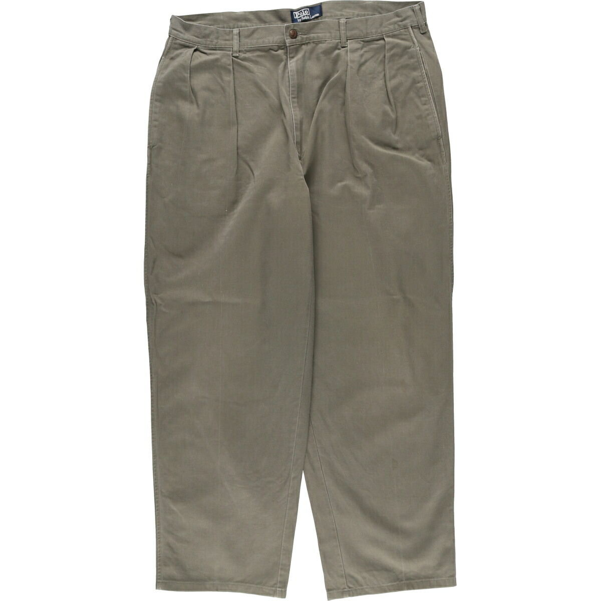 【楽天市場】古着 ラルフローレン Ralph Lauren POLO by Ralph Lauren ツータック チノパンツ メンズw35相当 ...
