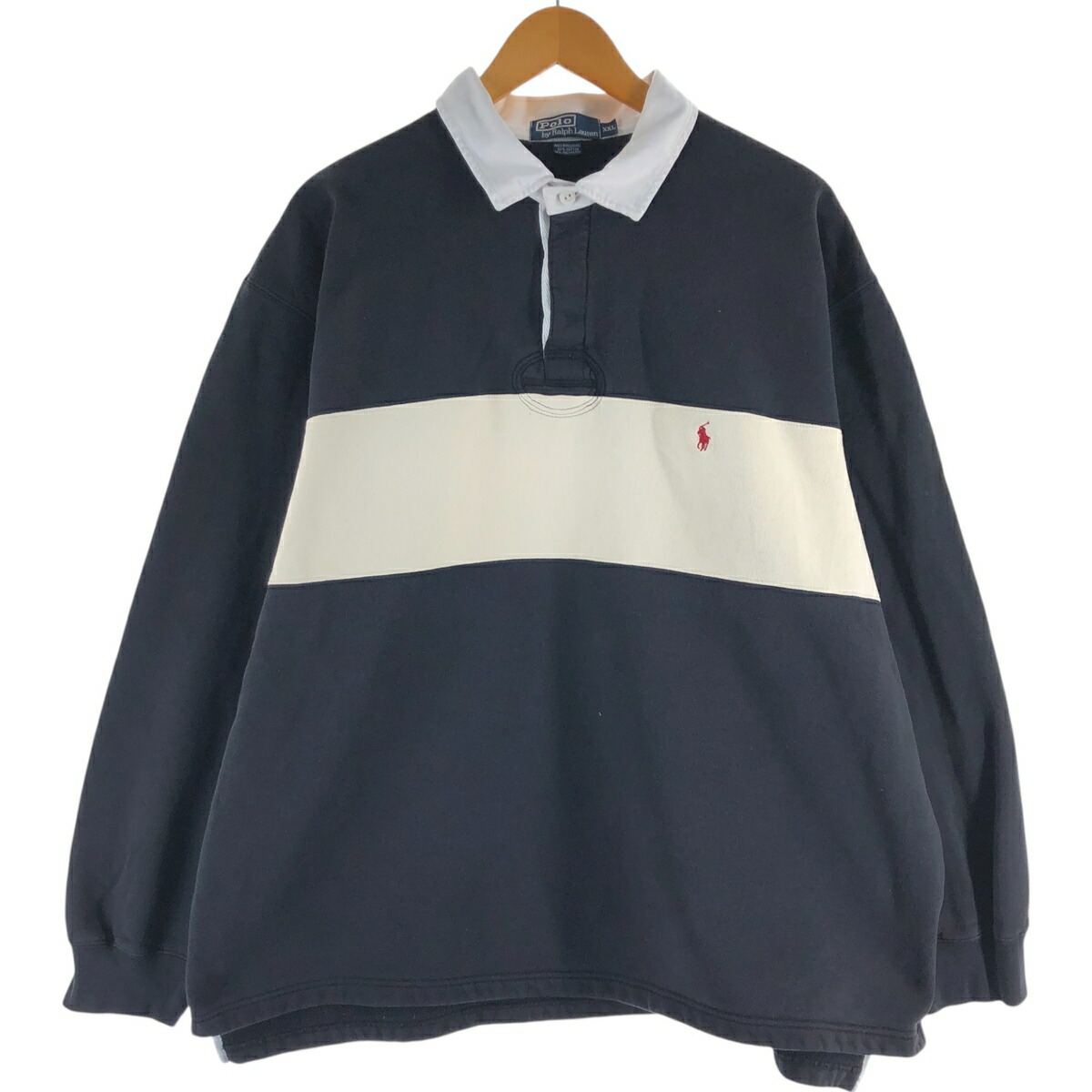【楽天市場】古着 ラルフローレン Ralph Lauren POLO by Ralph Lauren 長袖 ラガーシャツ メンズXXL相当 ...