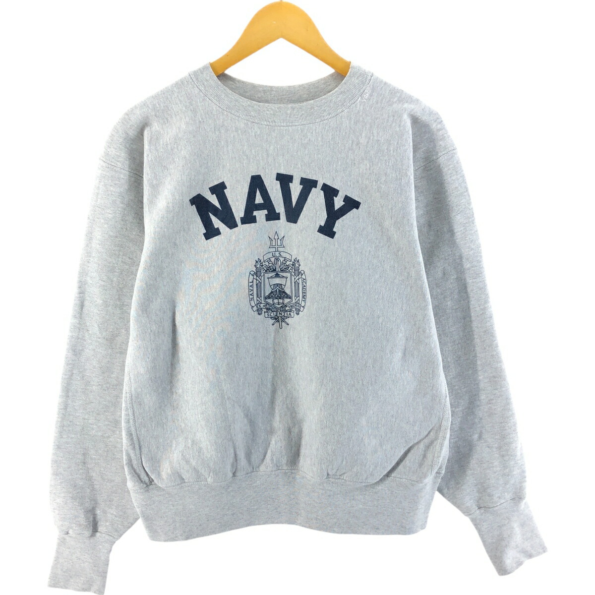 【楽天市場】古着 90'S MIDSHIPMEN STORE USNA 海軍兵学校 カレッジスウェットシャツ トレーナー USA製 メンズL ...