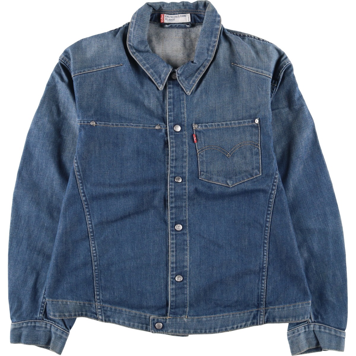 【楽天市場】古着 リーバイス Levi's ENGINEERED エンジニアード ユーロモデル 70100-0853 立体裁断 デニム ...