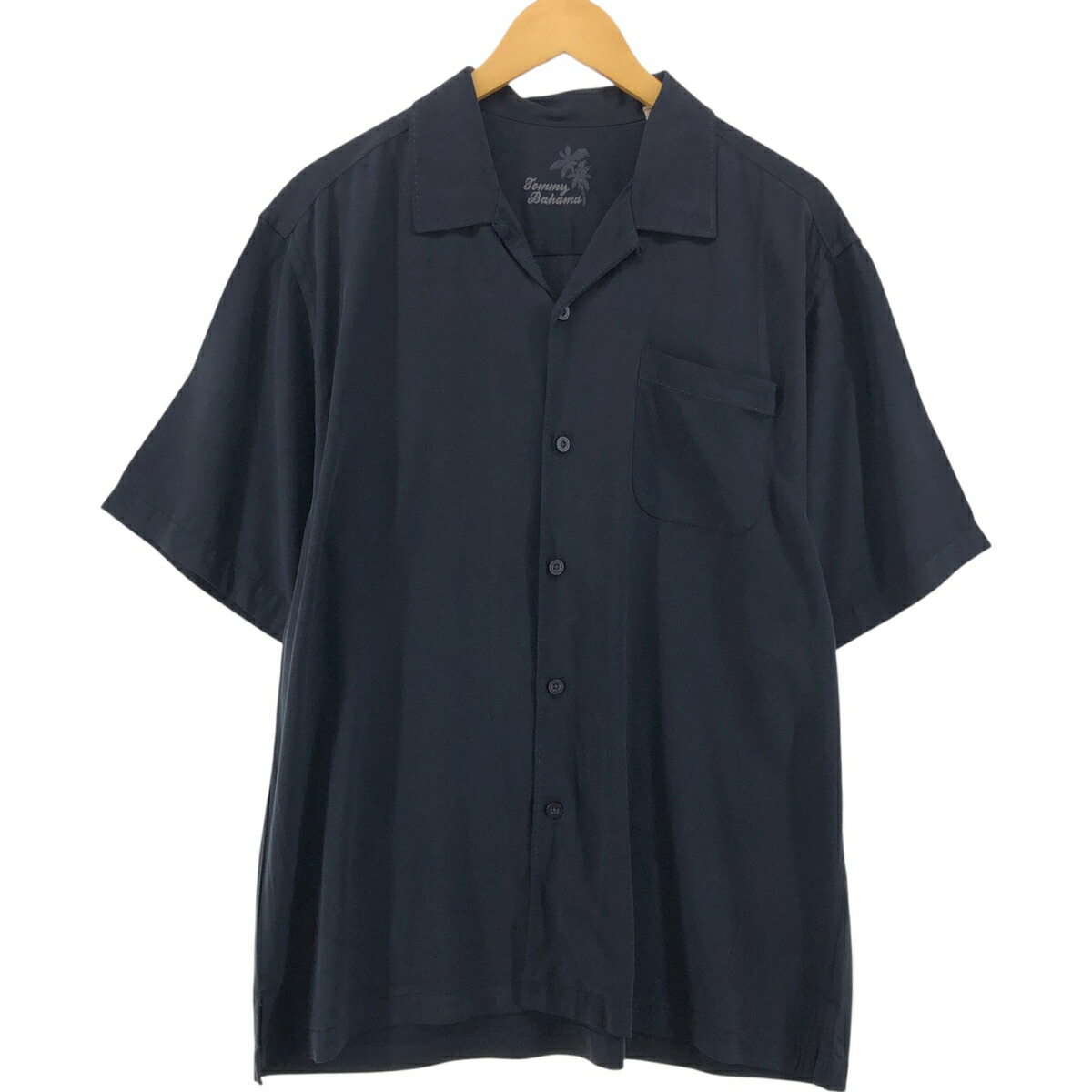 【楽天市場】古着 トミーバハマ Tommy Bahama 半袖 オープンカラー シルクシャツ ボックスシャツ メンズL相当 ...