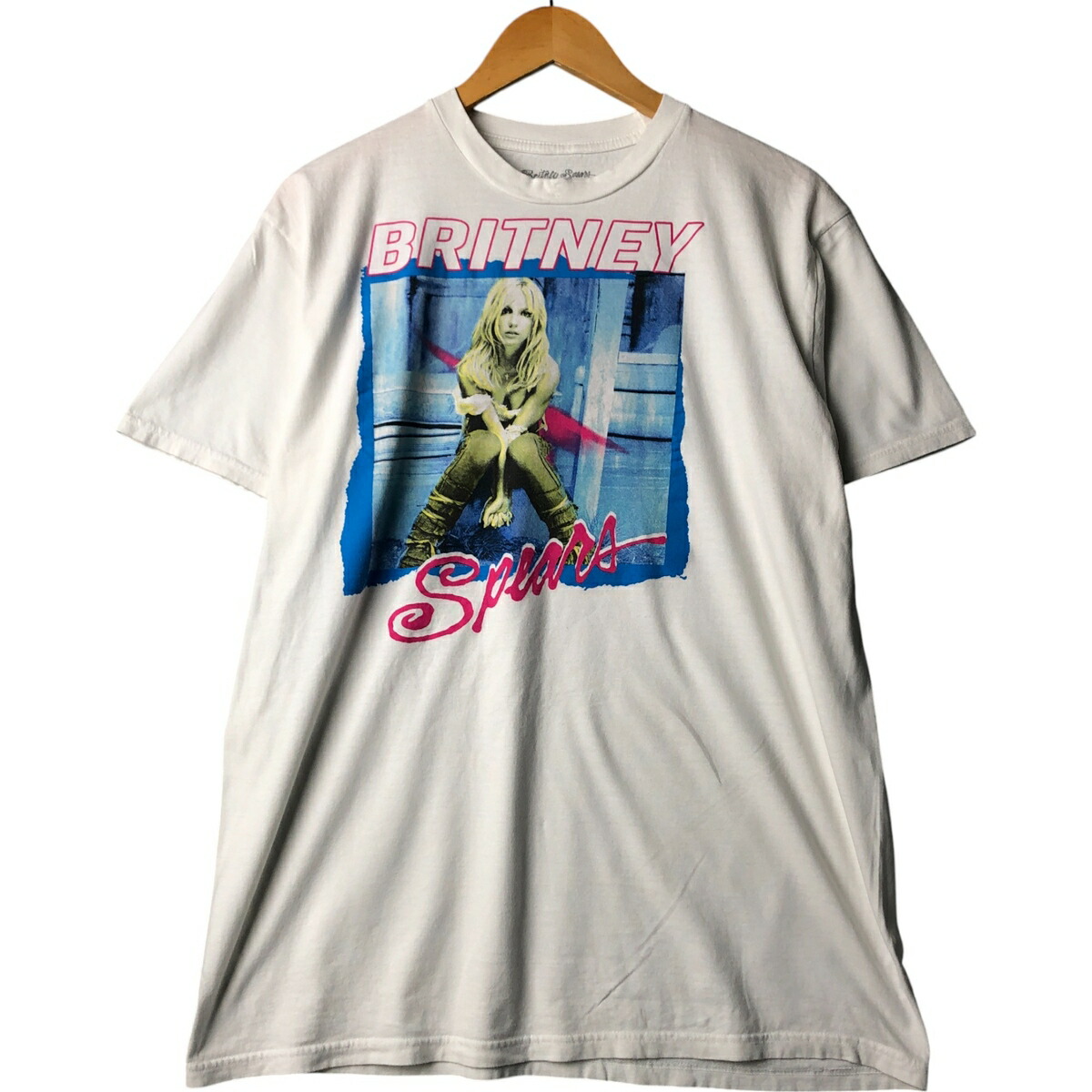 【楽天市場】古着 BRITNEY SPEARS ブリトニースピアーズ バンドTシャツ バンT メンズL相当 /eaa566412 【中古 ...