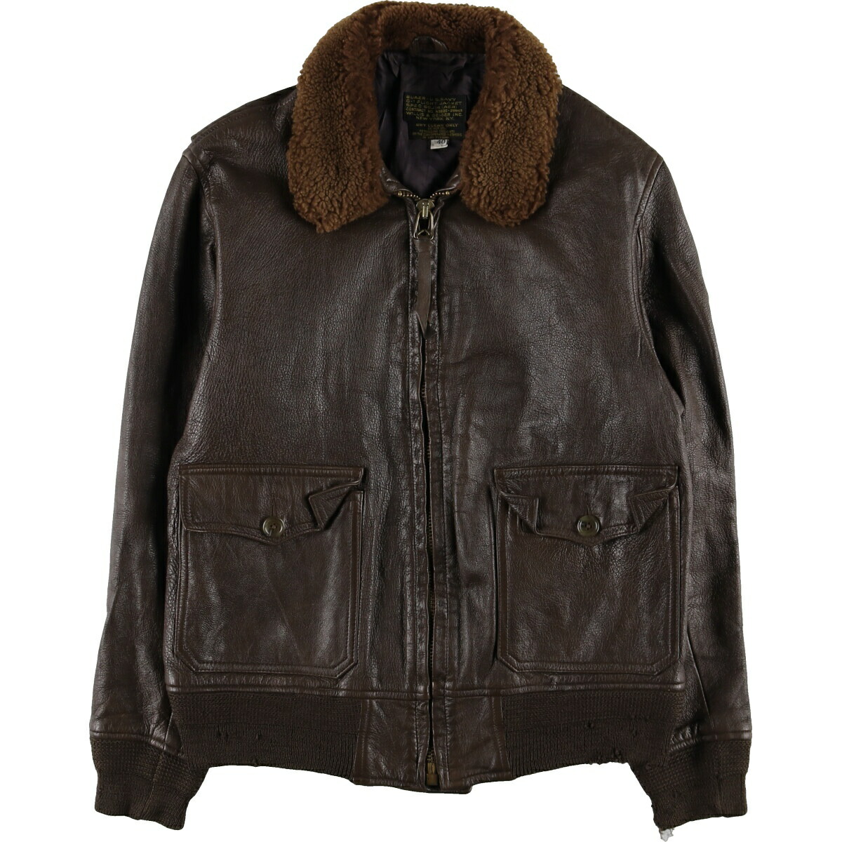 【楽天市場】古着 ウイリスア ガイガー WILLIS GEIGER U.S.NAVY G-1 FLIGHT JACKET レザーフライト ...