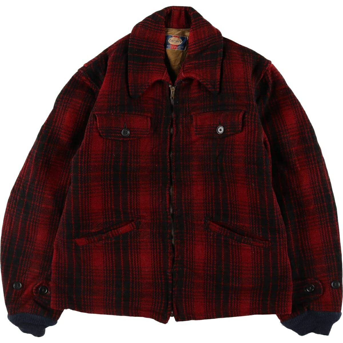 【楽天市場】古着 60'S カーターズ Carter's チェック柄 ウールハンティングジャケット メンズM相当 ヴィンテージ /evb008320 【中古】 【241213】 【GR-SNS ...