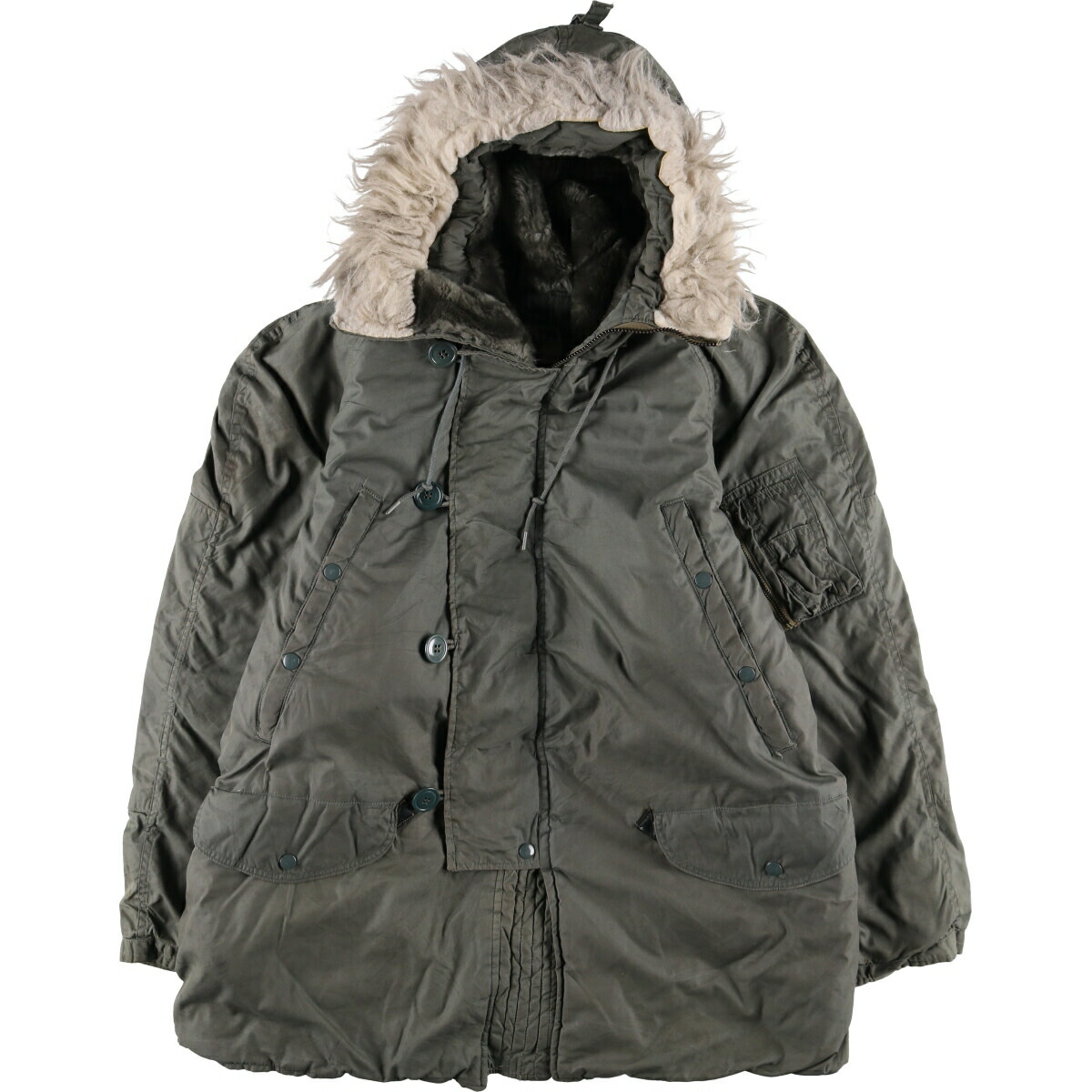 【楽天市場】古着 70'S 米軍実品 N-3B ミリタリー フライトジャケット USA製 メンズM相当 ヴィンテージ /evb008453 【中古】 【241226】：古着屋JAM