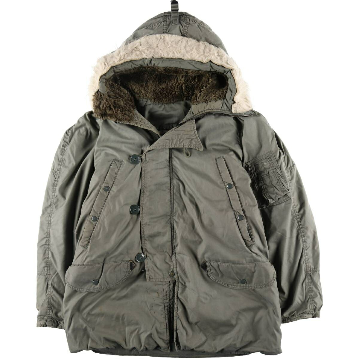 【楽天市場】古着 米軍実品 80'S N-3B ミリタリー フライトジャケット USA製 MEDIUM メンズM相当 ヴィンテージ /evb009749 【中古】 【250127】：古着屋JAM