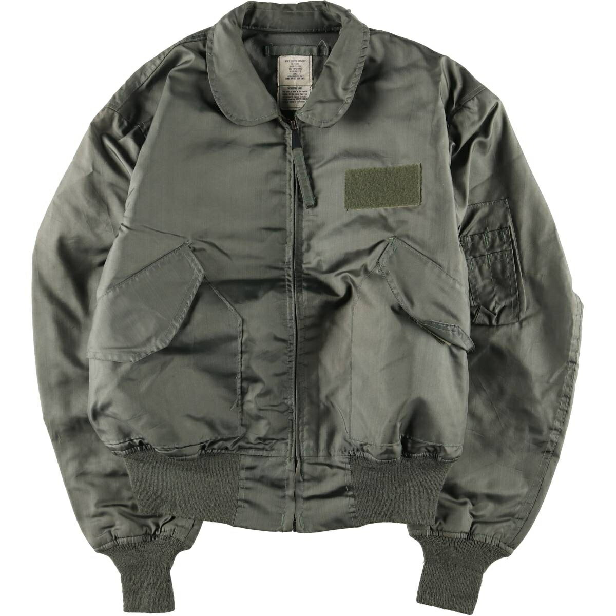 【楽天市場】古着 米軍実品 80'S CWU-36/P ミリタリー フライトジャケット USA製 LARGE メンズL相当 ヴィンテージ /evb010411 【中古】 【250326】：古着屋JAM