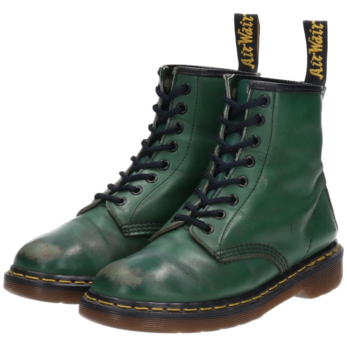 46％割引グリーン系,25cm珍しい Dr.Martens ドクターマーチン1460（GREEN 緑）8ホール ブーツ ブーツ 靴グリーン系 ...