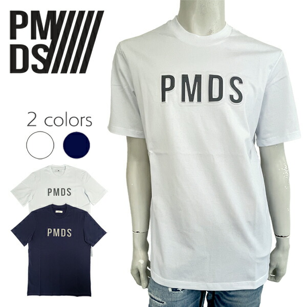 【楽天市場】P.M.D.S. (ピーエムディーエス) 半袖Tシャツ [メンズ] S24TS207 HAMIT 【WHT/NVY／S･M･L】 ホワイト ネイビー ショートスリーブ LEON掲載 ...