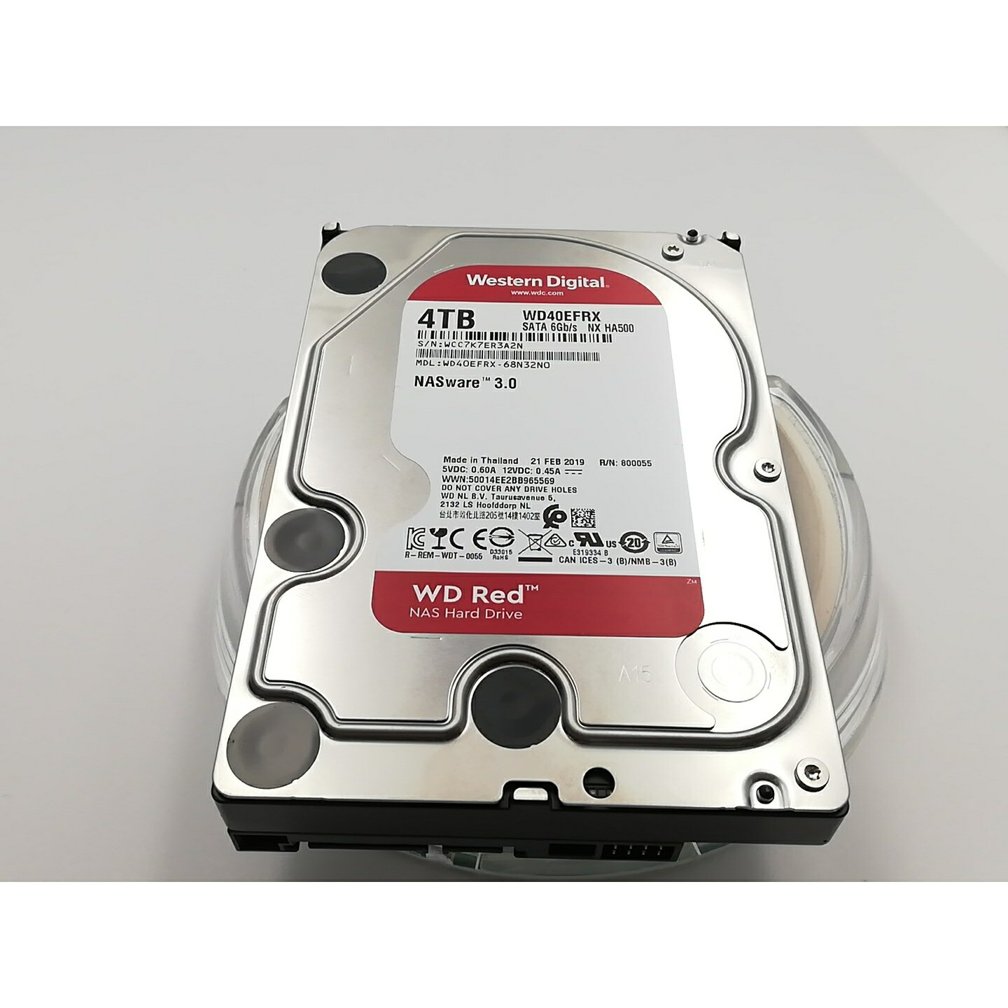 【楽天市場】【中古】W.D. WD40EFRX WD Red 4TB/5400rpm/64MB/6Gbps【ECセンター】保証期間1週間 ...