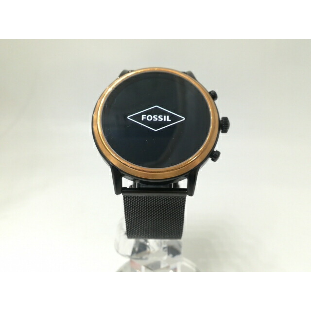 【楽天市場】【中古】Fossil FOSSIL FTW6036 Gen 5 タッチスクリーンスマートウォッチ 44mm スモークステンレス ...