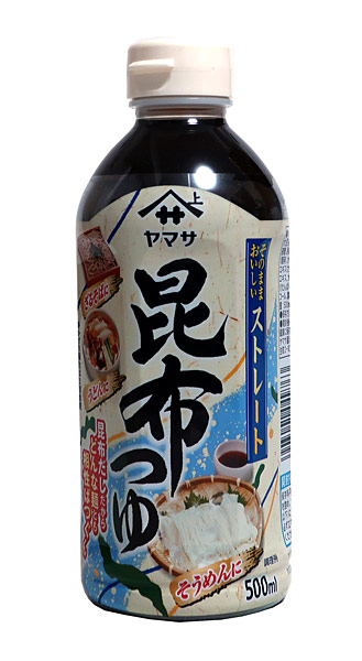 【楽天市場】★まとめ買い★ ヤマサ醤油 昆布つゆ ストレート 500ml ×12個【イージャパンモール】：イージャパンアンドカンパニーズ