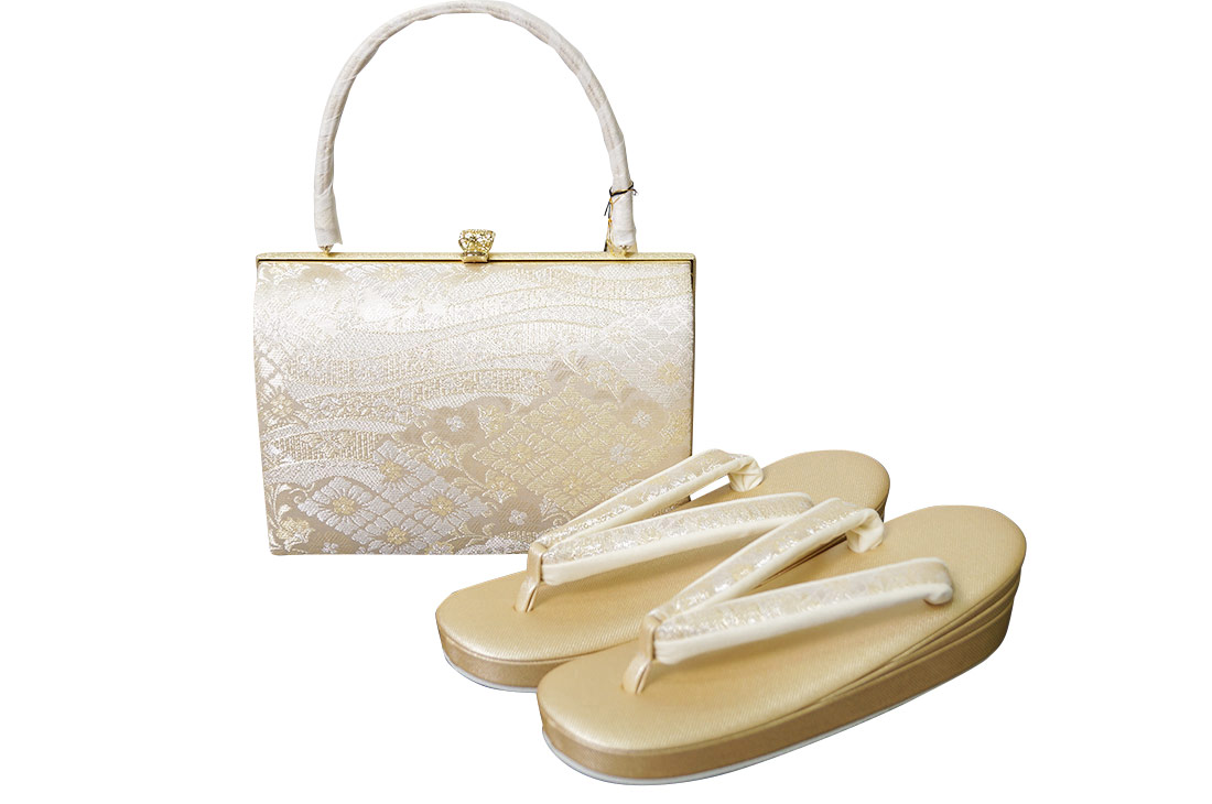 【楽天市場】和装 沙織 草履バッグ セット 西陣織り帯地 礼装用 SA-9026 大幅値下げSALE：和-専門店 武蔵