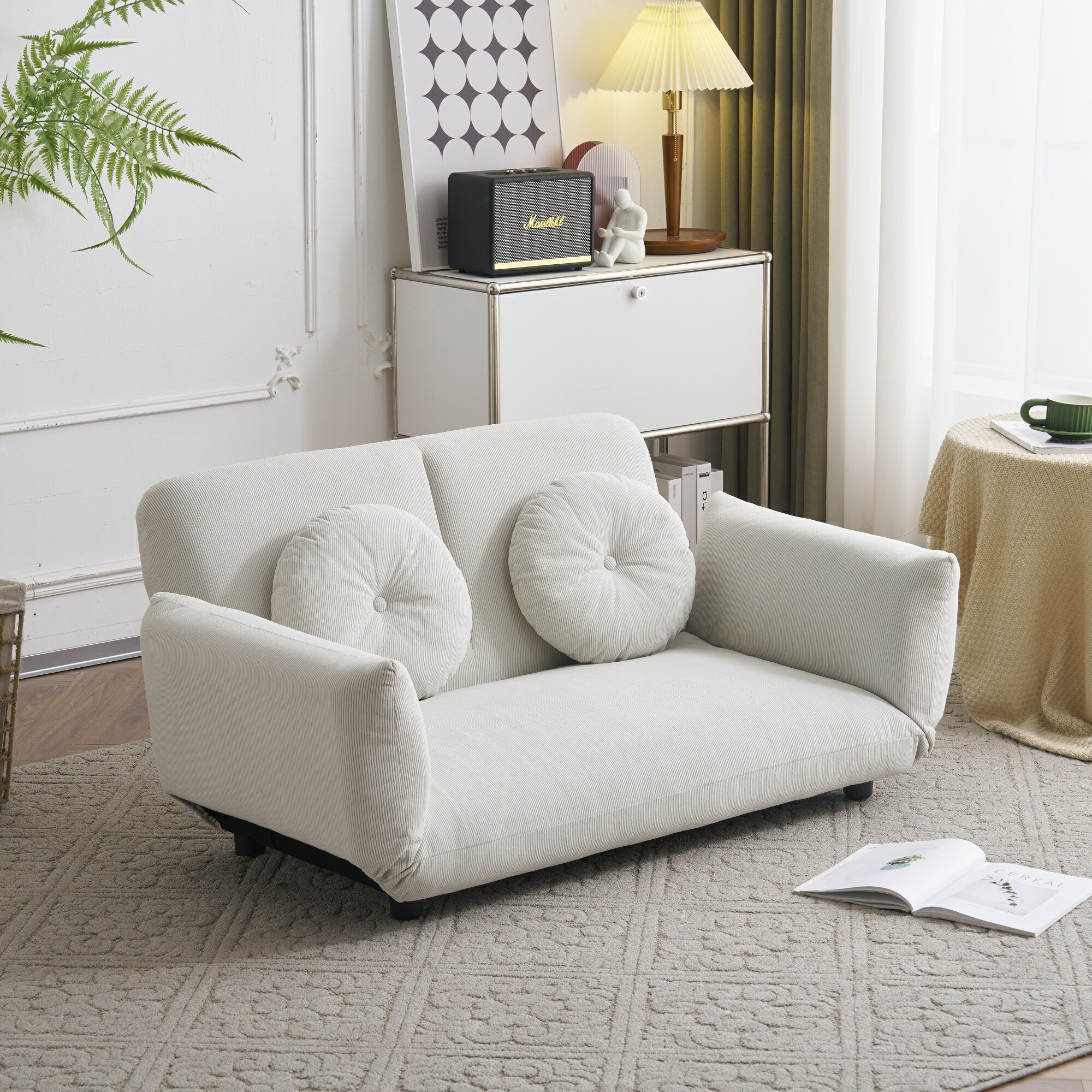 【楽天市場】【Mokutopia】ソファ ソファベッド フロアソファ コンパクト ローソファ こたつ用 ソファー 2人掛け 1人暮らしマルチに使える3WAY 幅100幅160cm 6段階 ...