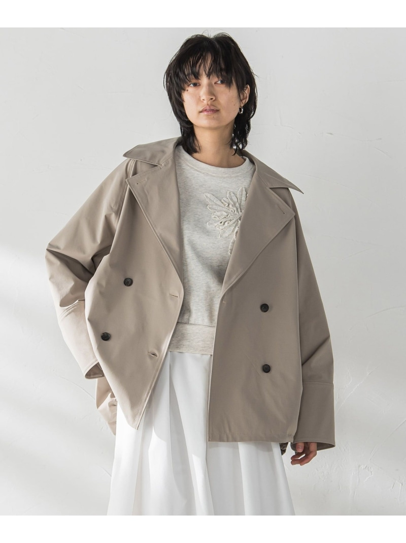 【楽天市場】【SALE／50%OFF】ボリュームスリーブショートトレンチコート MAYSON GREY メイソングレイ ジャケット・アウター テーラードジャケット・ブレザー ブラウン ベージュ ...