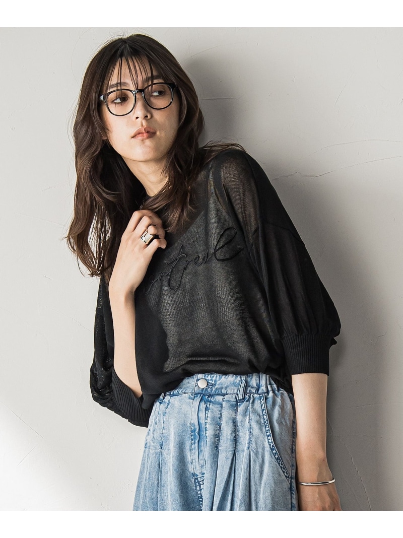 【楽天市場】【SALE／20%OFF】【WEB限定】コード刺繍ロゴニットプルオーバー≪手洗い可能≫ MAYSON GREY メイソングレイ トップス ニット ブラック グリーン ホワイト ...