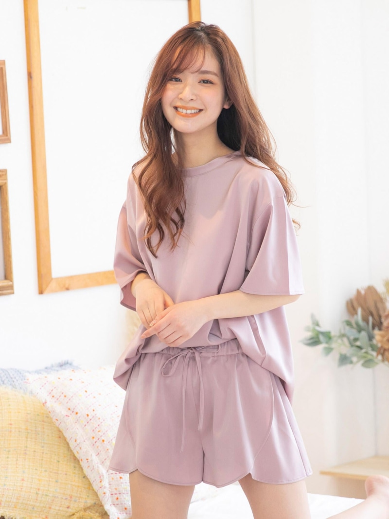 【楽天市場】【SALE／60%OFF】サテンセットアップ【VICKY Room wear】 VICKY ビッキー トップス アンサンブル ...