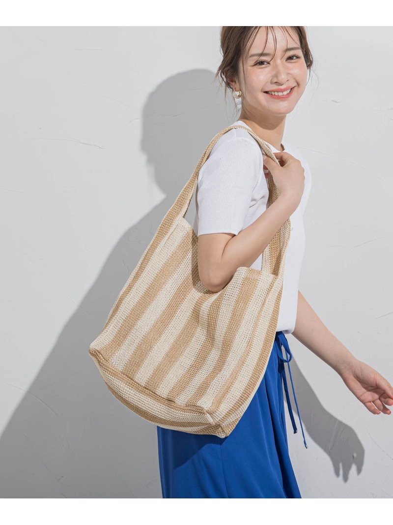 【楽天市場】【トレンドBAG】ストロー編みバッグ VICKY ビッキー バッグ その他のバッグ ベージュ ブラック【送料無料】[Rakuten ...
