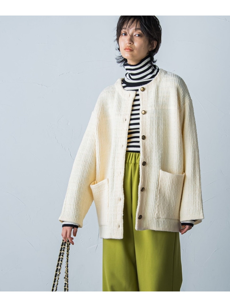 【楽天市場】【SALE／40%OFF】【WEB限定カラーあり】ツイーディニットカーディガン≪手洗い可能≫ MAYSON GREY メイソングレイ トップス カーディガン ホワイト グレー ...