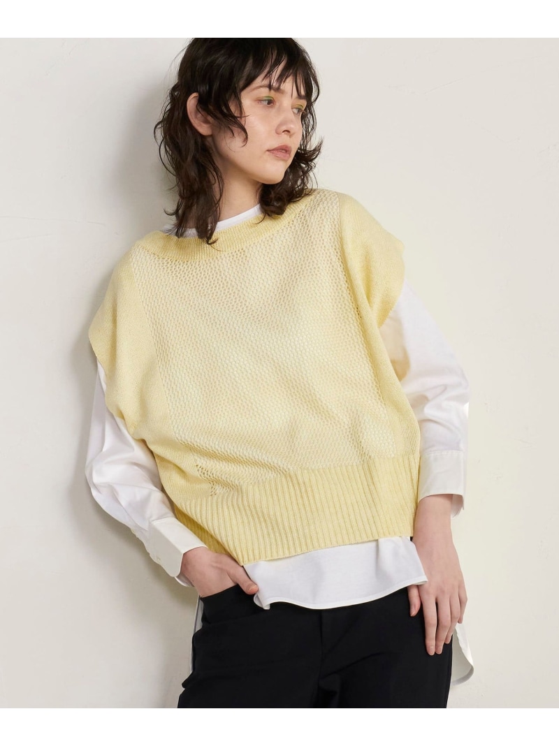 【楽天市場】【SALE／70%OFF】【大きいサイズ】MATRIX FINE ジレニット la.f... ラ・エフ トップス ニット グレー ...