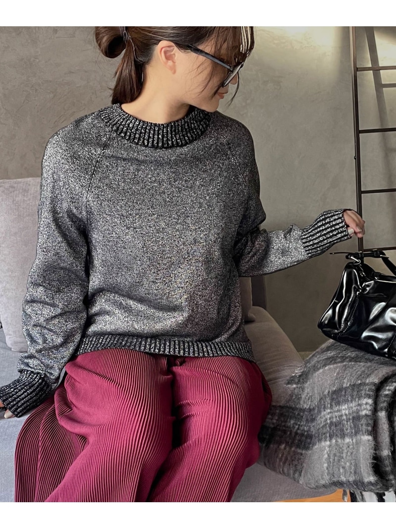 【楽天市場】【ENIM BY VICKY】ラメ入りニットプルオーバー《洗濯機で洗える》 VICKY ビッキー トップス ニット ブラック【送料 ...