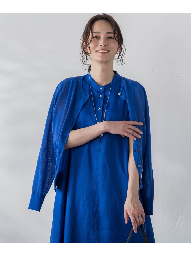 【楽天市場】【SALE／50%OFF】【カタログ掲載】シアークルーネックカーディガン≪洗える≫ LAUTREAMONT ロートレアモン トップス カーディガン ホワイト ブルー ブラウン ...