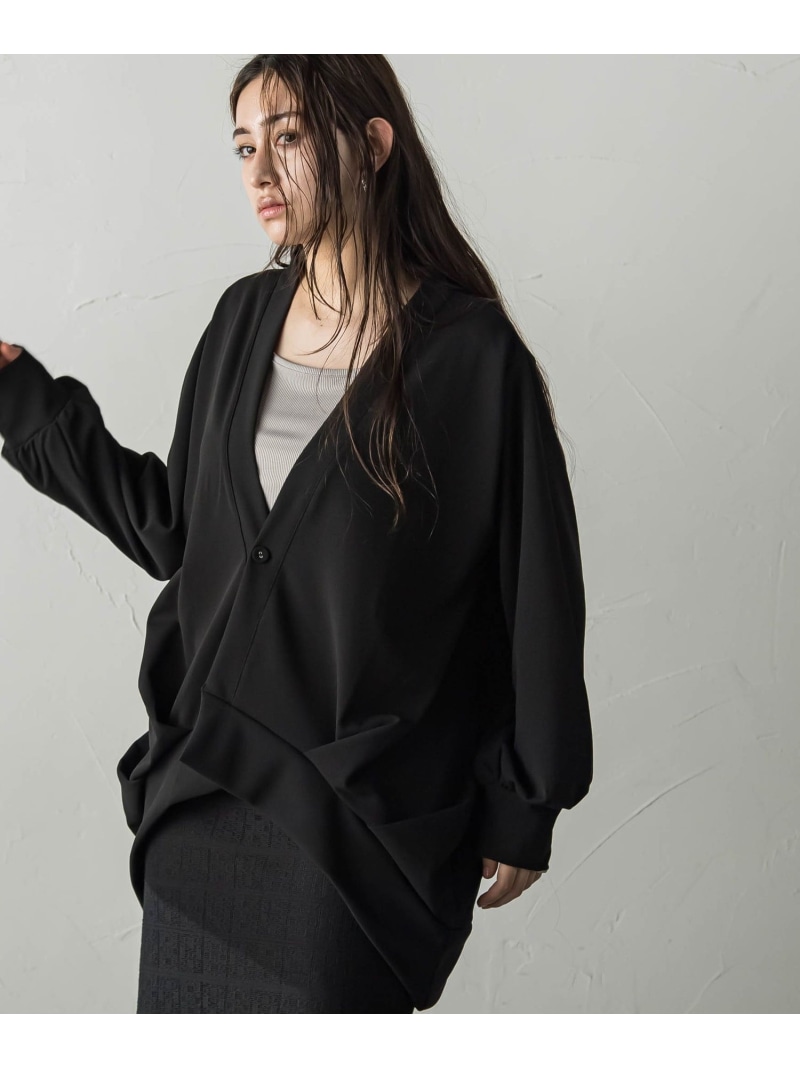 【楽天市場】【SALE／50%OFF】タックデザインオーバーカーディガン≪洗濯機で洗える≫ MAYSON GREY メイソングレイ トップス カーディガン ベージュ ホワイト ブラック ...